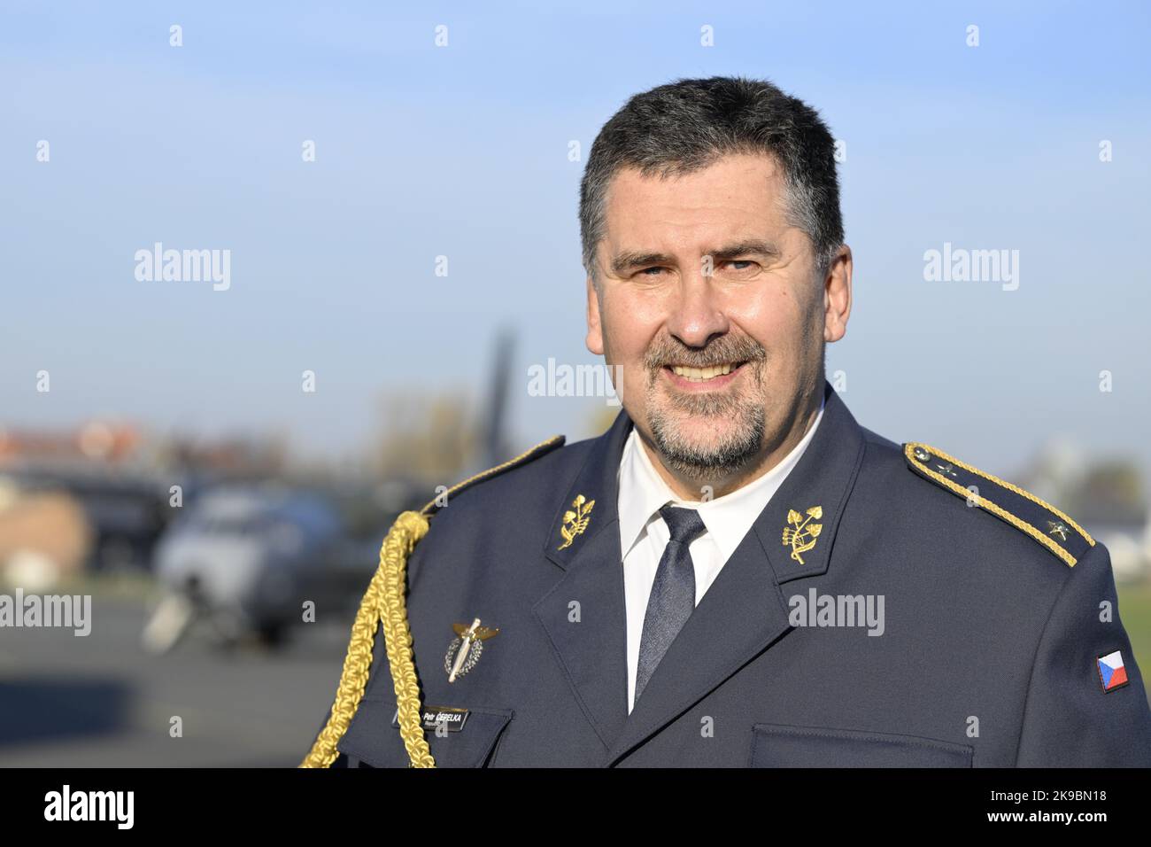 Prague, Czech Republic. 27th Oct, 2022. Czech general Petr Cepelka, new ...