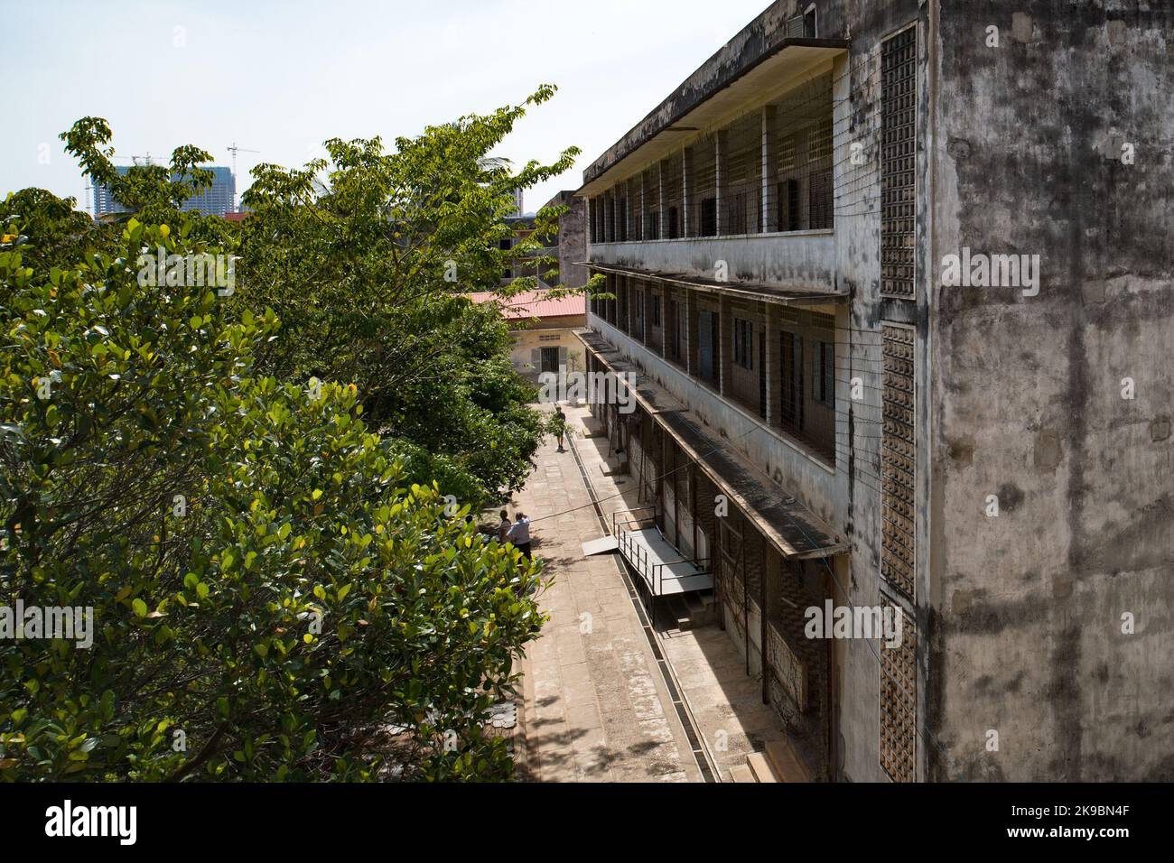 Prison Cell of S21 the notorious torture prison by the khmer rouge at ...