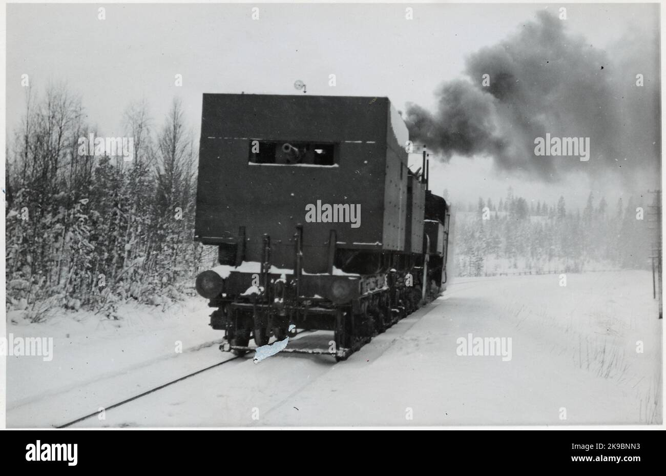 Armor train 2 Boden at the national border. The State Railways, SJ J ...
