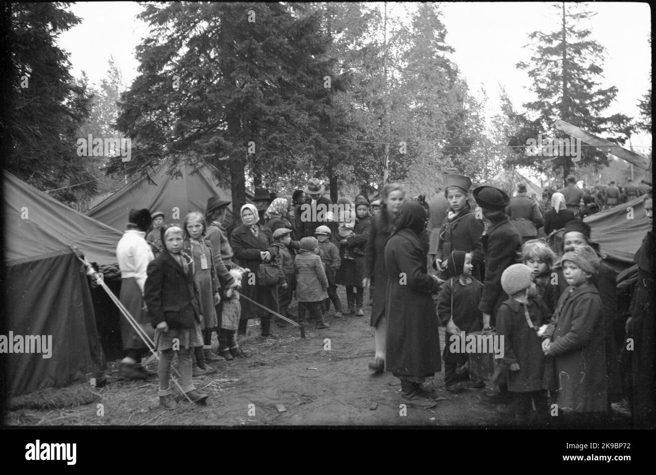 Evacuation of Finnish refugees, autumn 1944 Stock Photo - Alamy