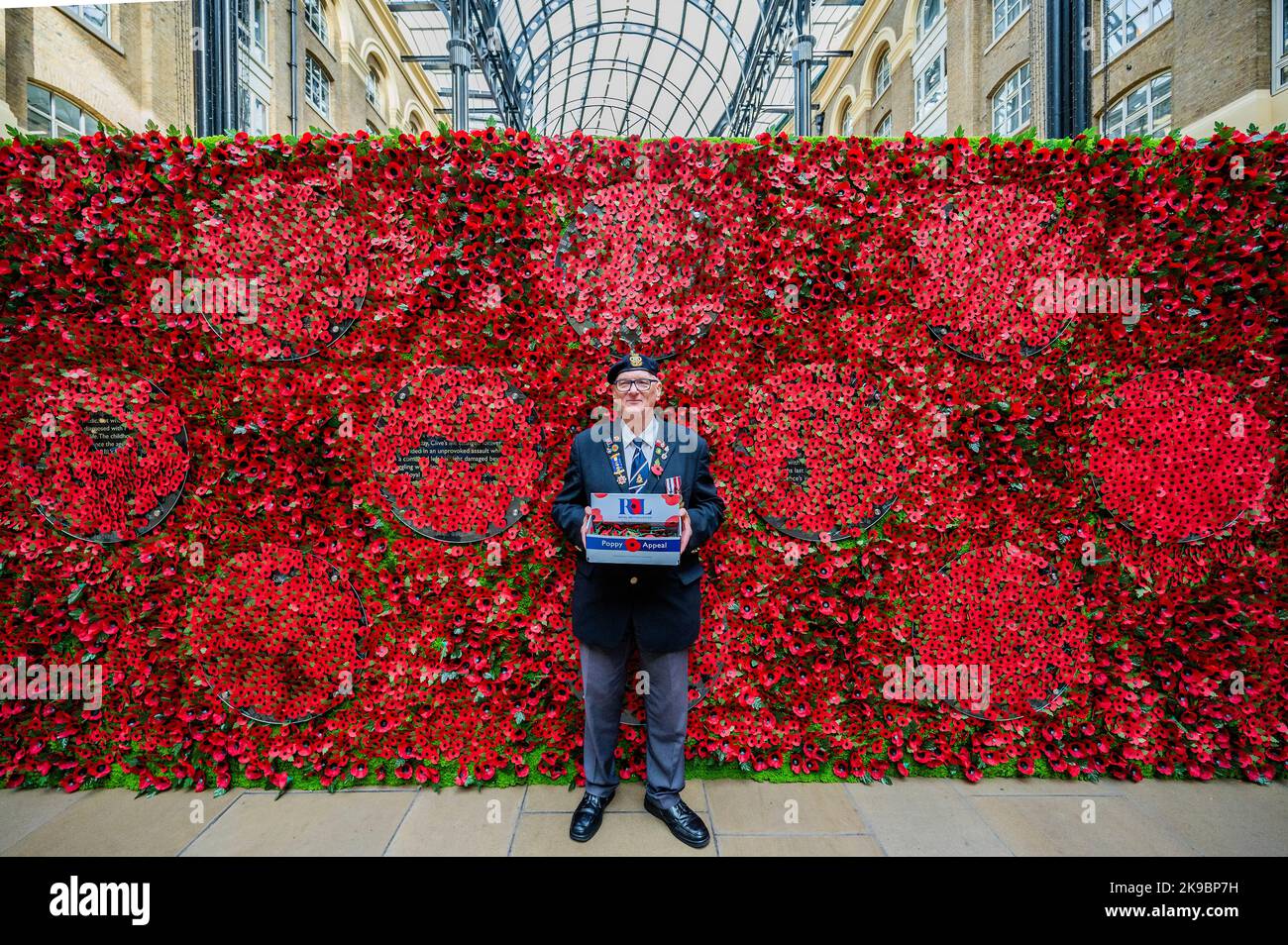 London, UK. 27 Oct 2022. David Dade, a Merchant Navy veteran with 50 ...