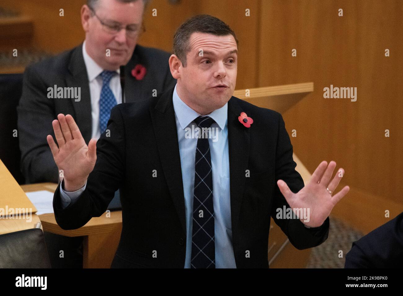 Edinburgh, Scotland, UK. 27th Oct, 2022. PICTURED: Douglas Ross MSP ...