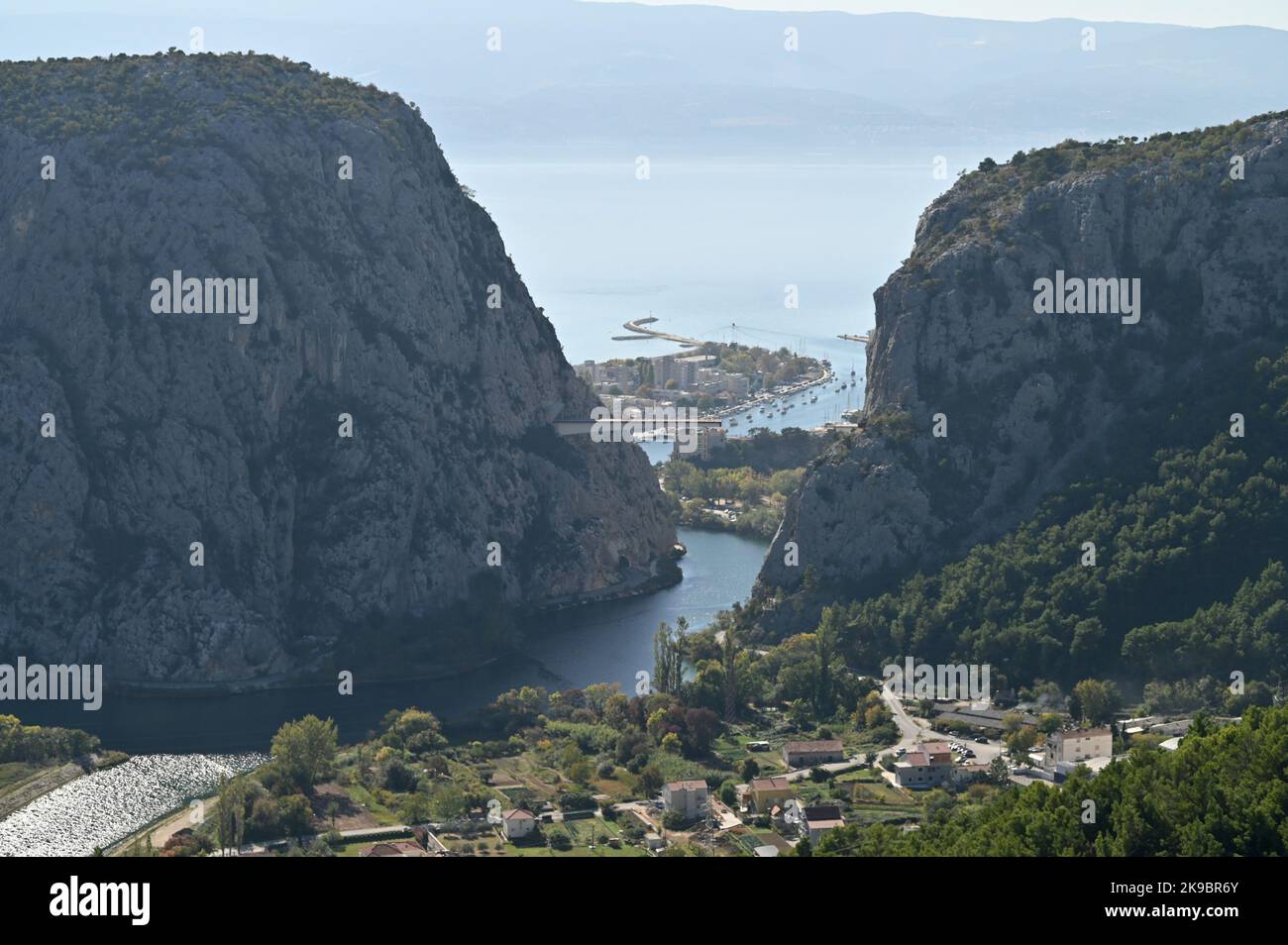 The Omis bypass road project on Croatia’s Dalmatian coast, which ...