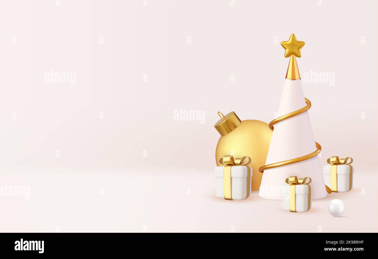 3d christmas design Stock Vector Image & Art - Alamy