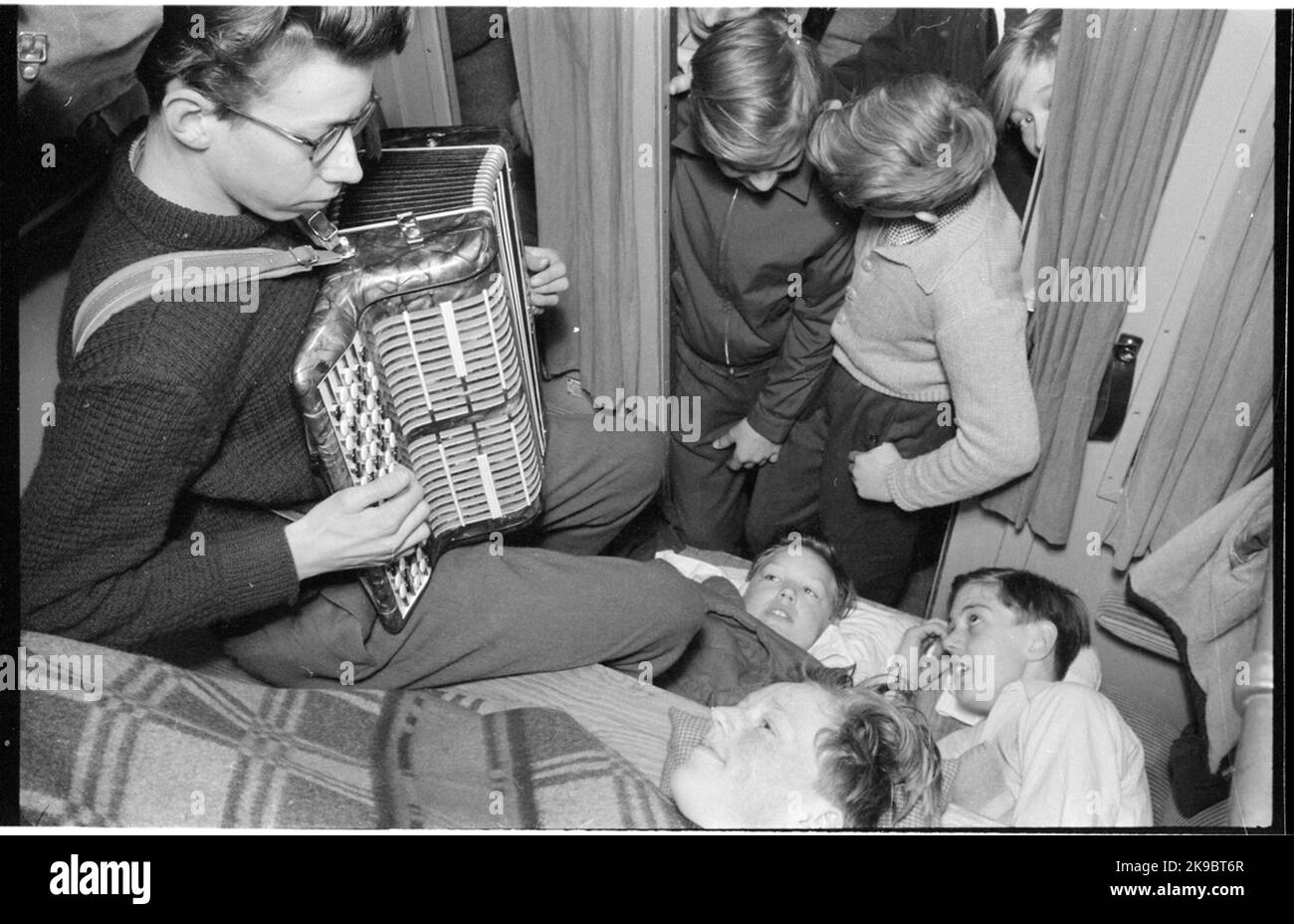 School and train home travelers Stock Photo - Alamy