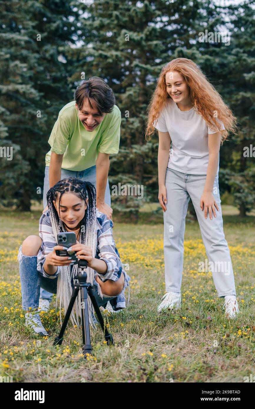Live blogging team hi-res stock photography and images - Alamy
