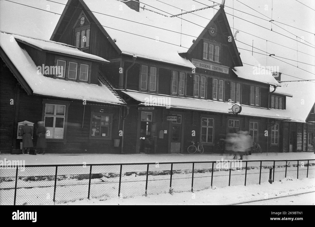 Central station in Boden Stock Photo - Alamy