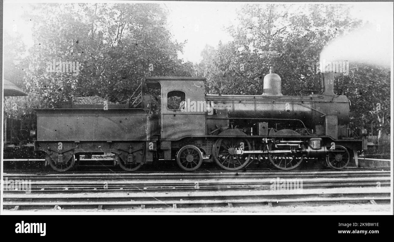 Skåne - Smålands Railway, SSJ Lok 13 Stock Photo - Alamy