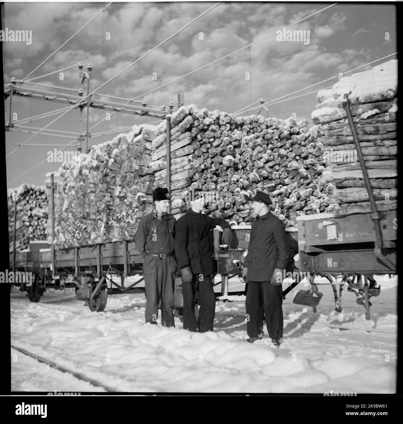 Loaded freight wagons hi-res stock photography and images - Alamy