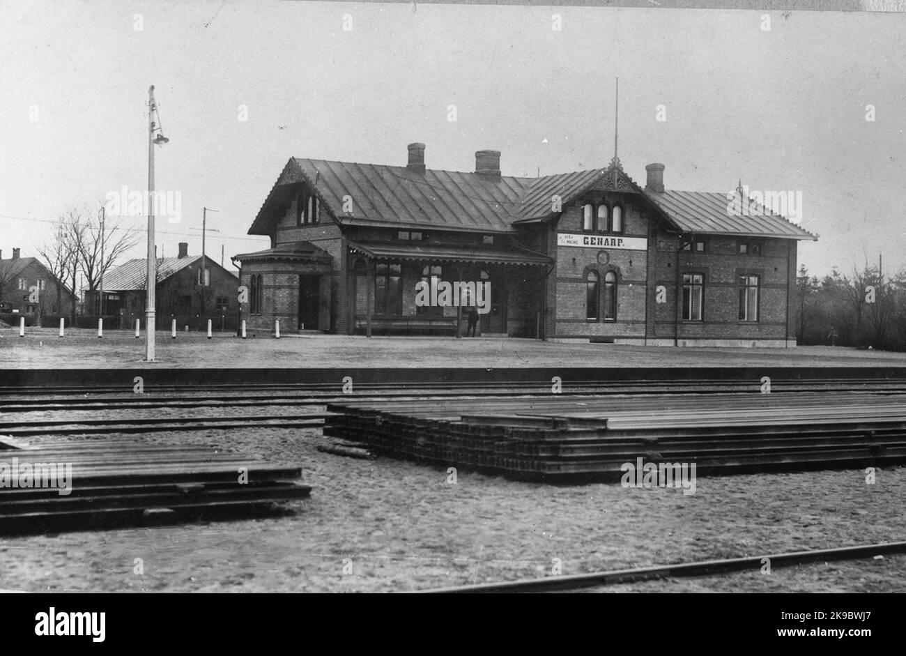 Genarp railway station Stock Photo - Alamy