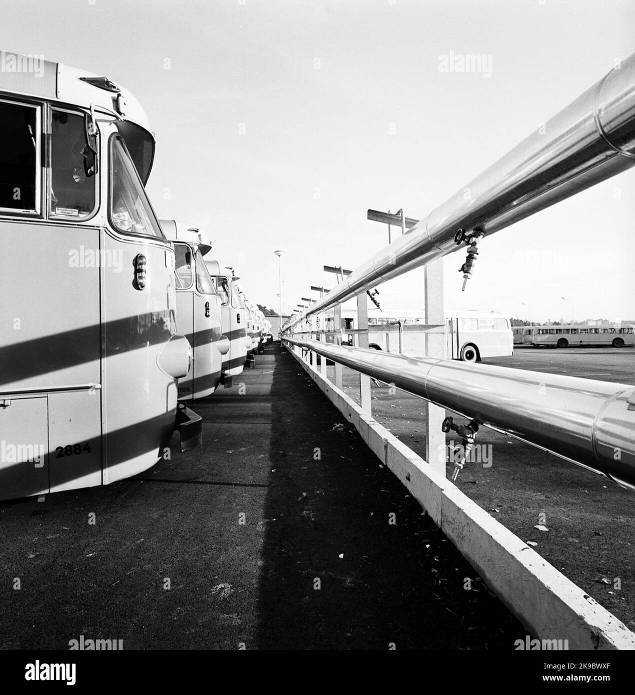 State Railways, SJ Car Transport Råsta Bus Garage Stock Photo - Alamy