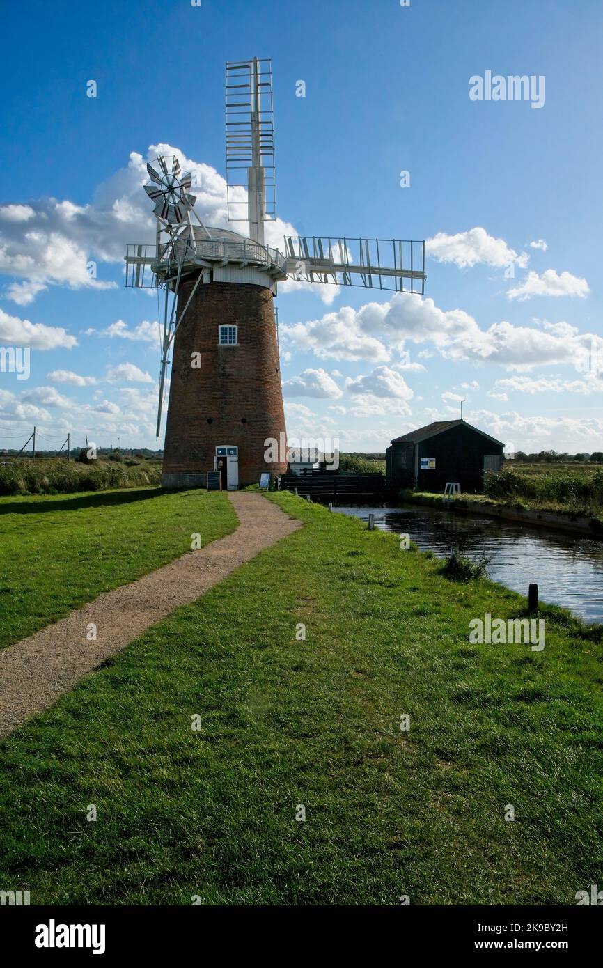 Horsey wind pump built 1912 which is a traditional looking windmill ...