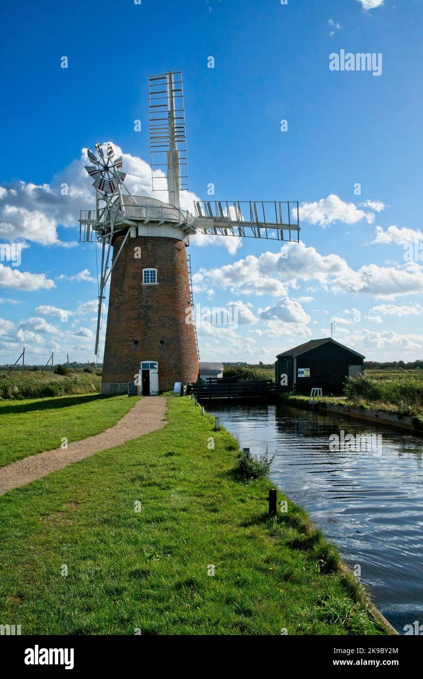 Horsey wind pump built 1912 which is a traditional looking windmill ...