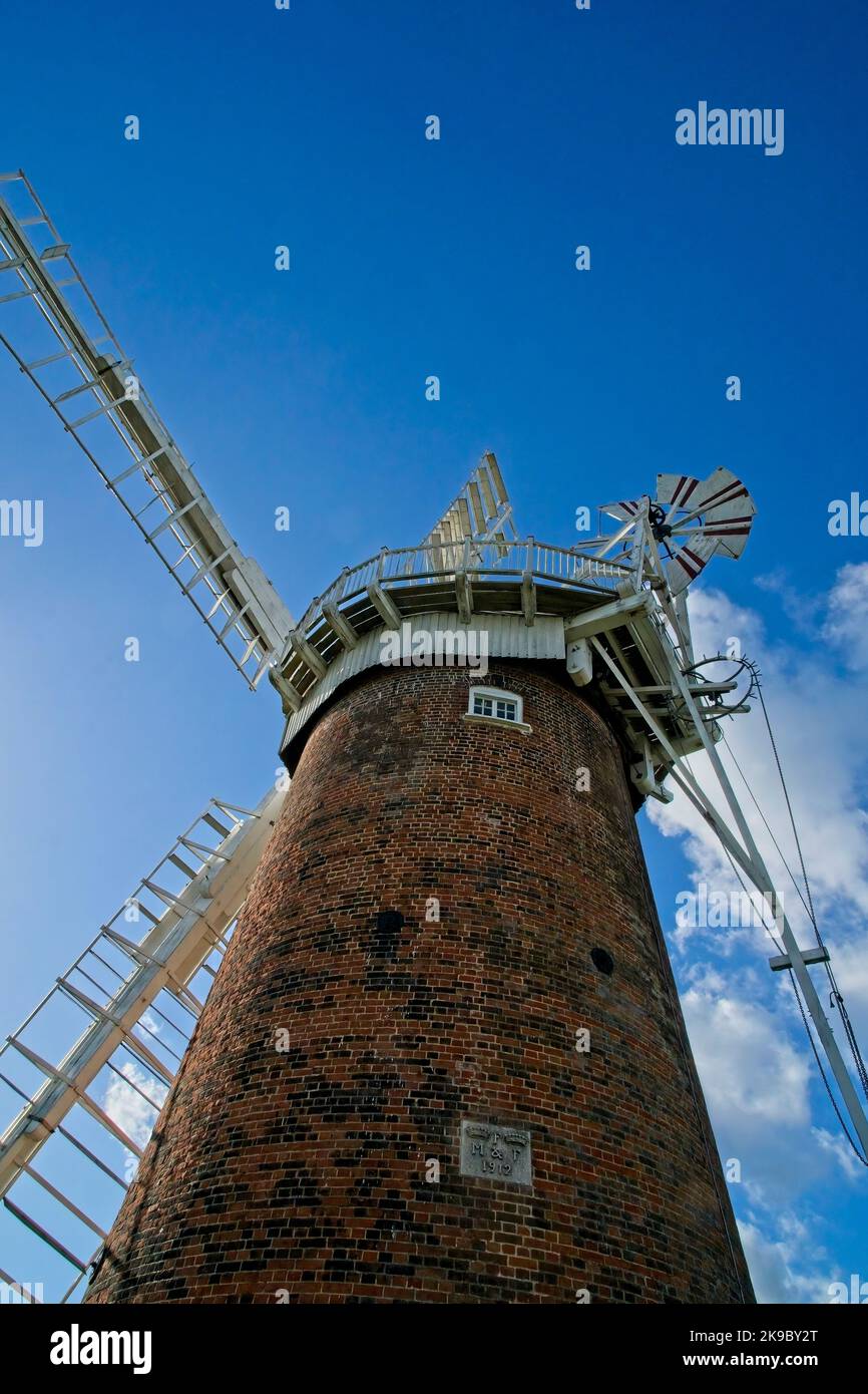 Horsey wind pump built 1912 which is a traditional looking windmill ...