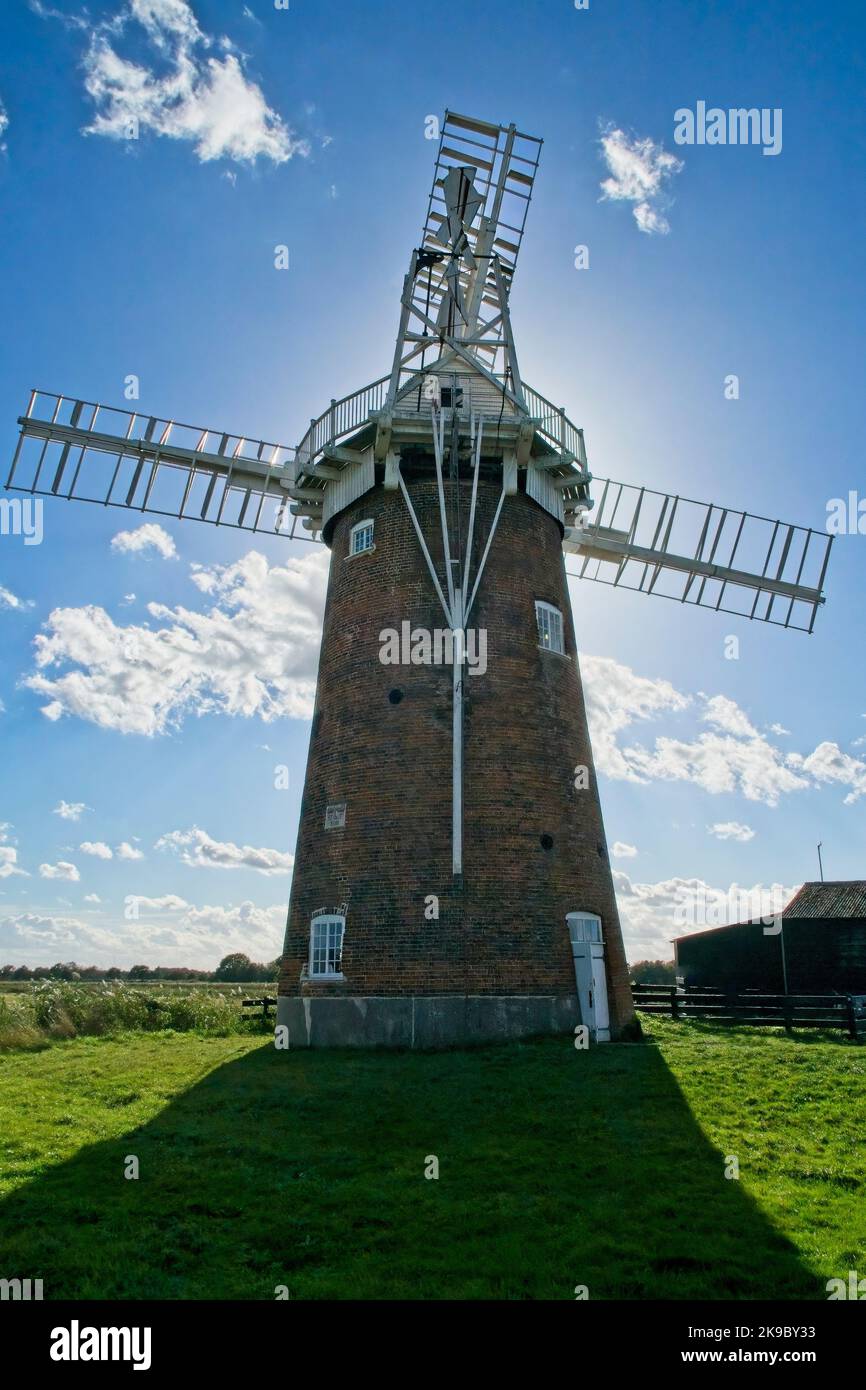 Horsey wind pump built 1912 which is a traditional looking windmill ...