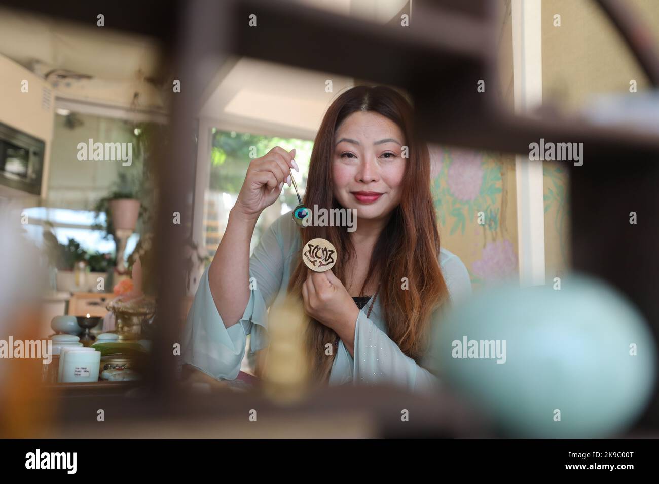 Incense maker Rebecca Wong Howe at her home in Cape DHHguilar Village ...
