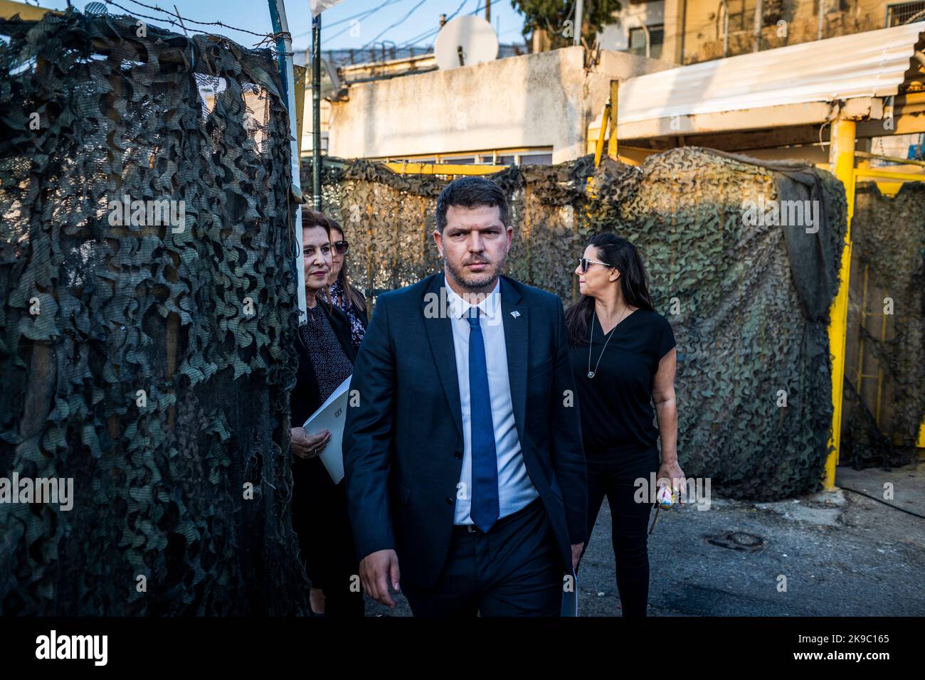 Rosh Ha Nikra, Israel. 27th Oct, 2022. Israeli Energy Ministry Director ...