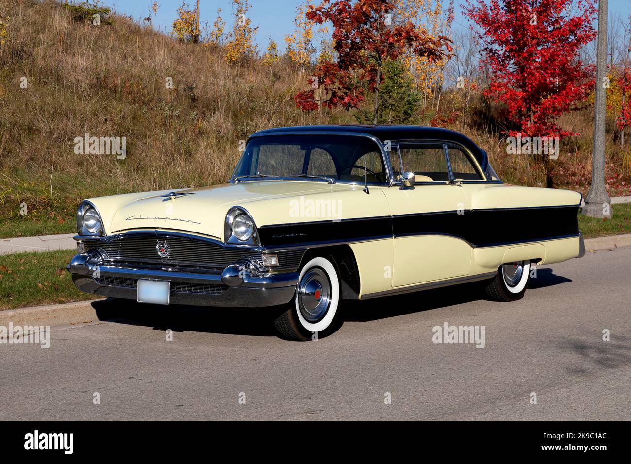 1956 Packard Clipper - Custom on pavement Stock Photo - Alamy