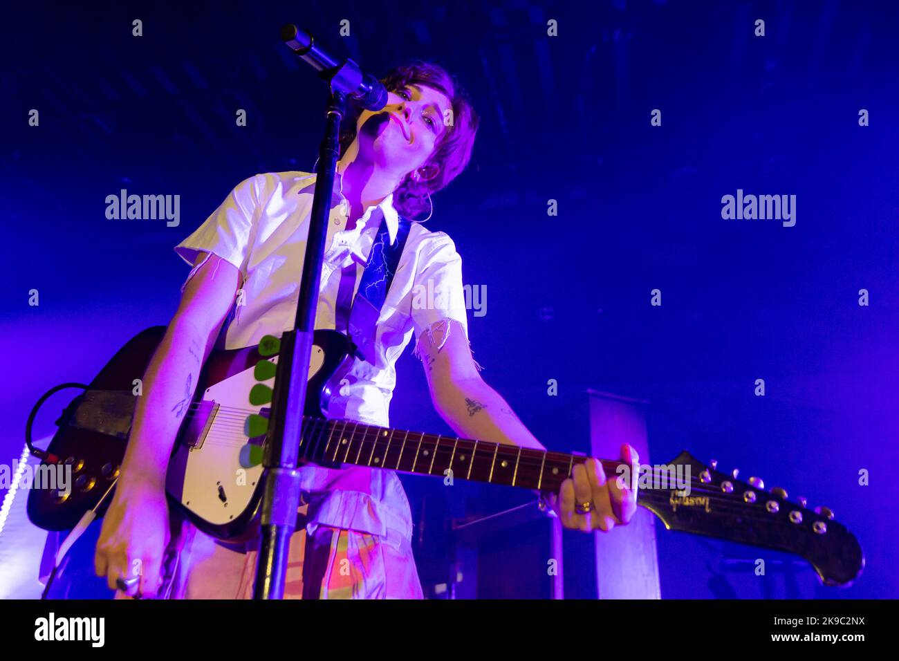 American singer King Princess performing at the Commodore Ballroom in ...