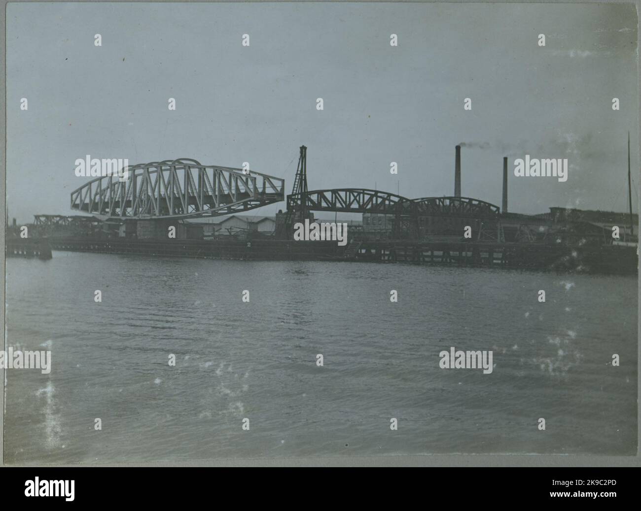 Bridge building over the Göta River Stock Photo - Alamy