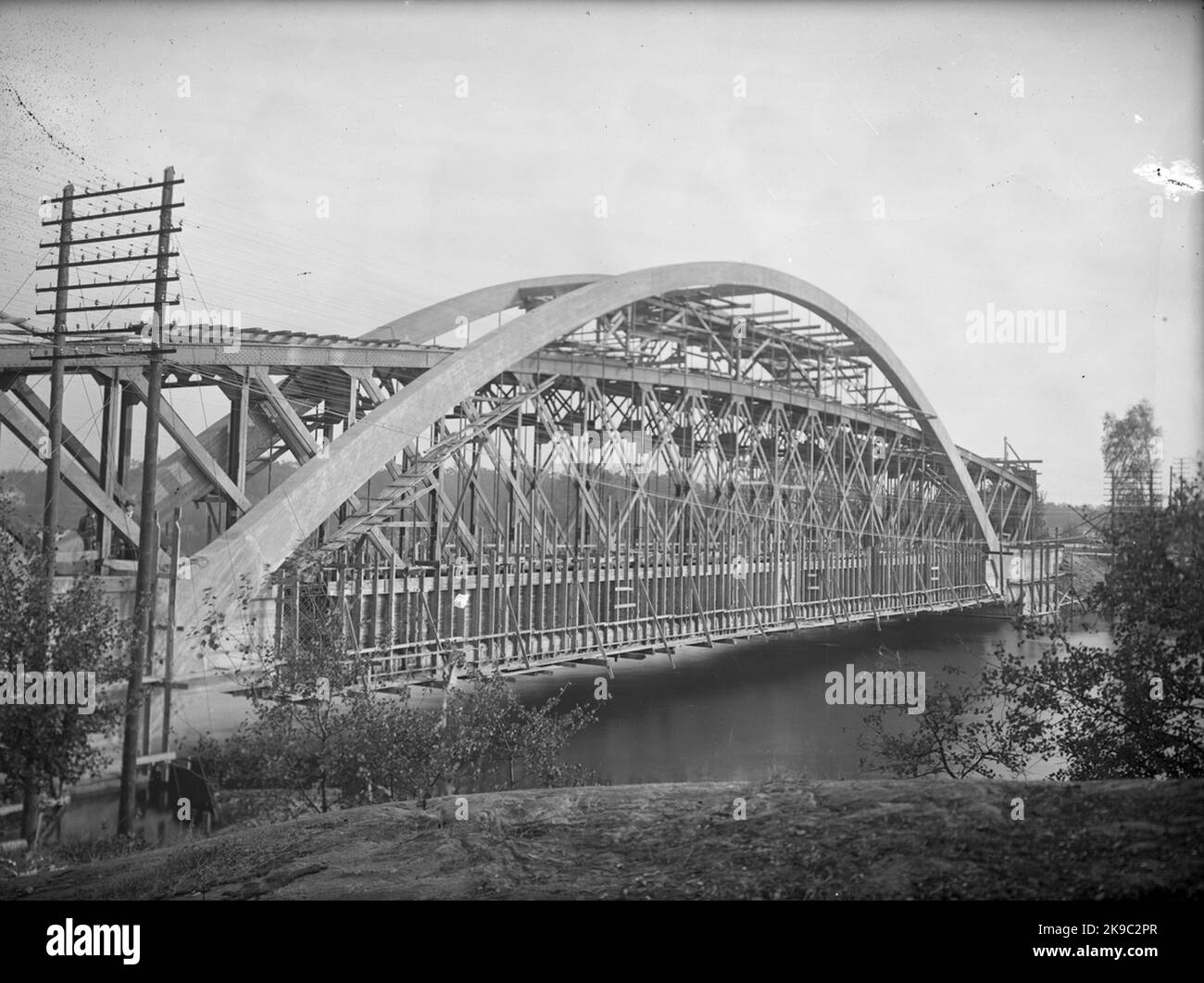 Construction of bridge Stock Photo - Alamy