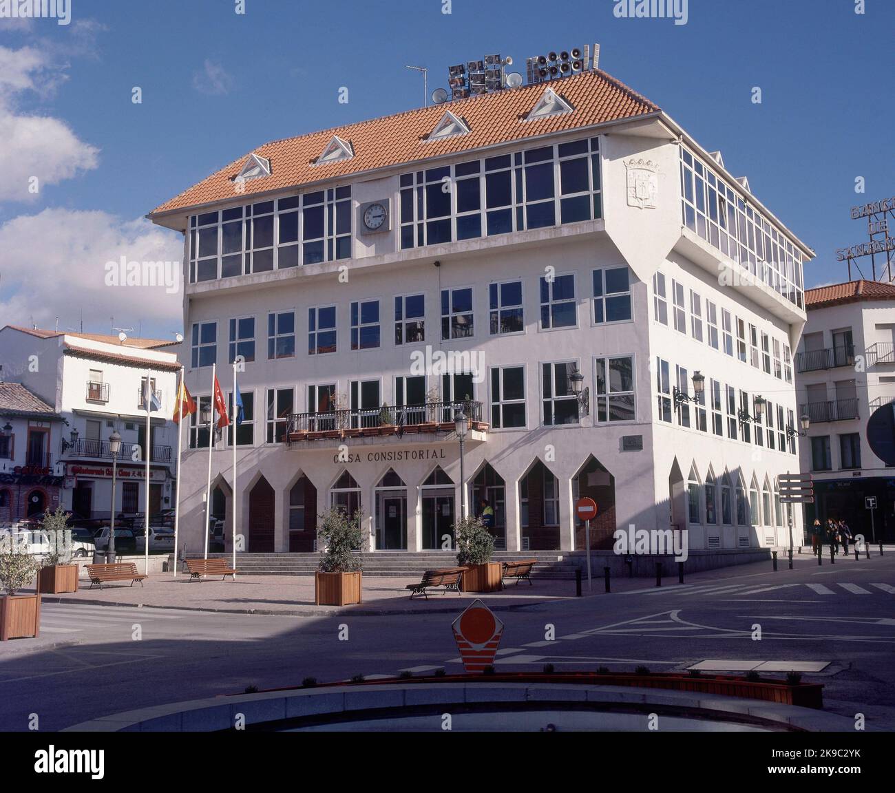 FACHADA DE LA CASA CONSISTORIAL. Location: AYUNTAMIENTO NUEVO. ARGANDA ...