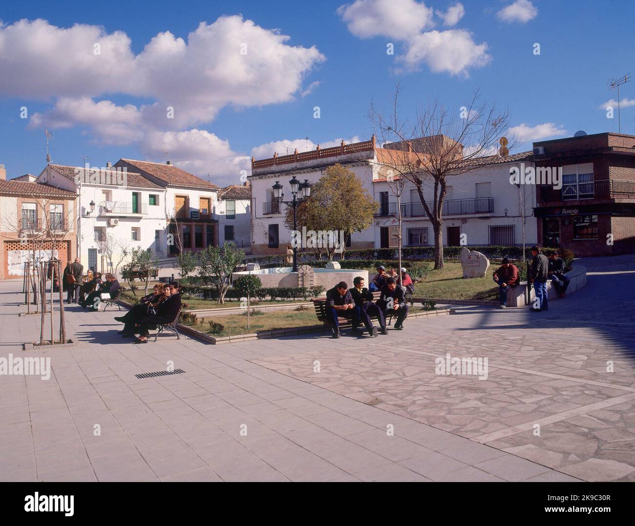 PLAZA MAYOR. Location: EXTERIOR. LOECHES. MADRID. SPAIN Stock Photo - Alamy