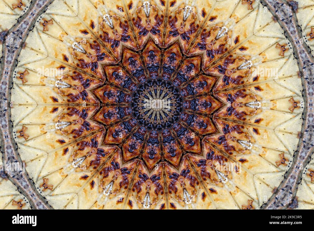 kaleidoscope effect on a photo Stock Photo - Alamy