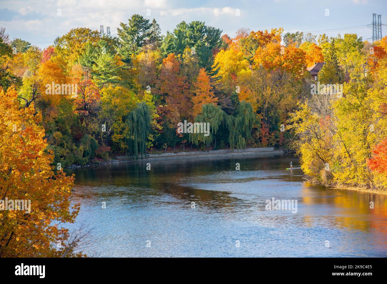 Sun reflected in wide river hi-res stock photography and images - Alamy