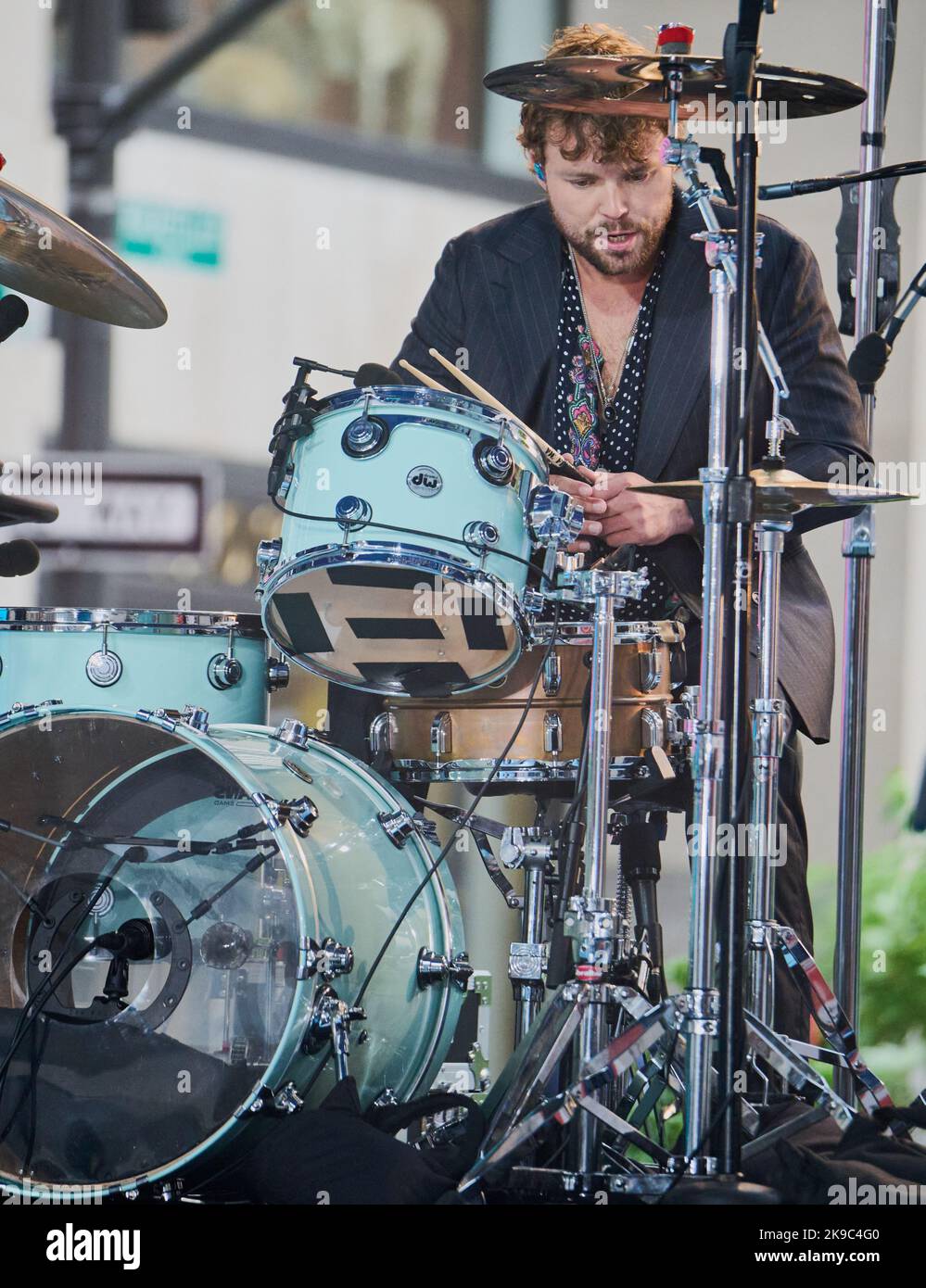 NEW YORK, NY, USA - SEPTEMBER 30, 2022: 5 Seconds of Summer Perform on ...