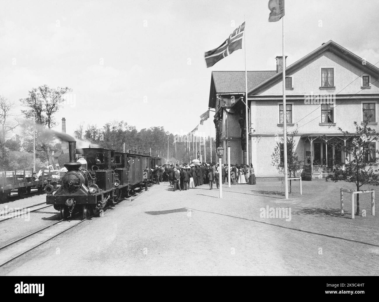 Askersund - Skyllberg - Lerbäcks Railway, Aslj Lok 2 and Aslj Lok 4 at ...