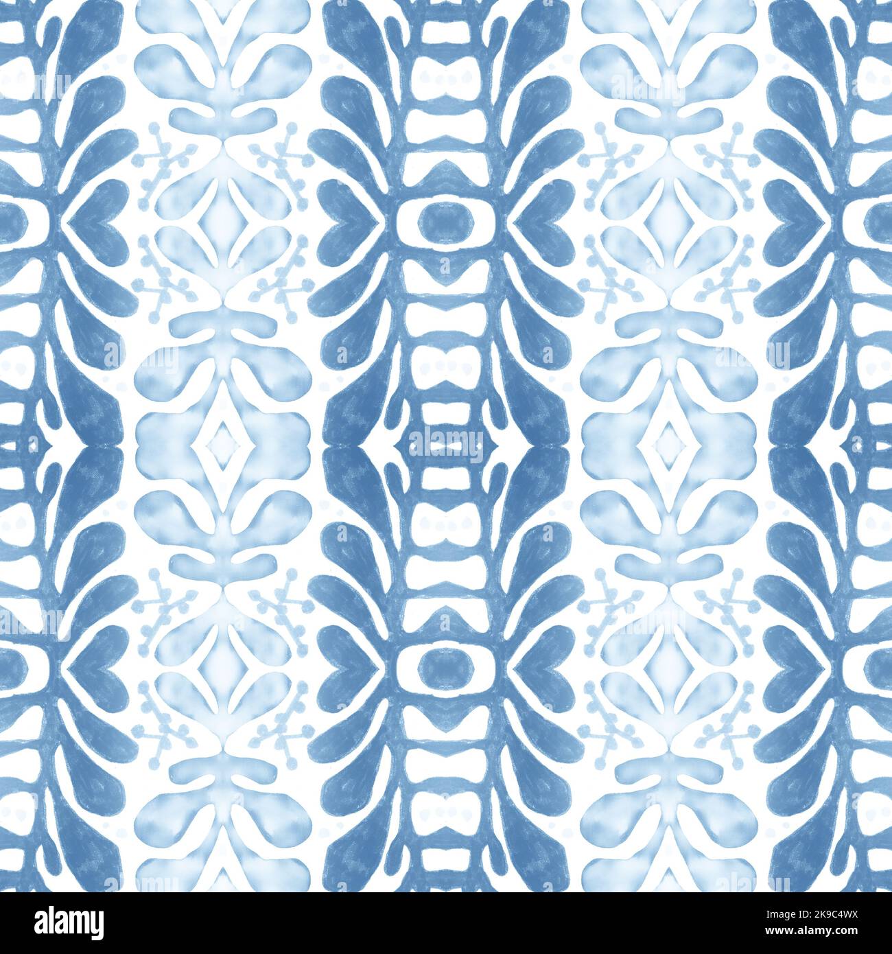 Dutch blue mosaic. Abstract azulejo background. Vintage majolica design ...