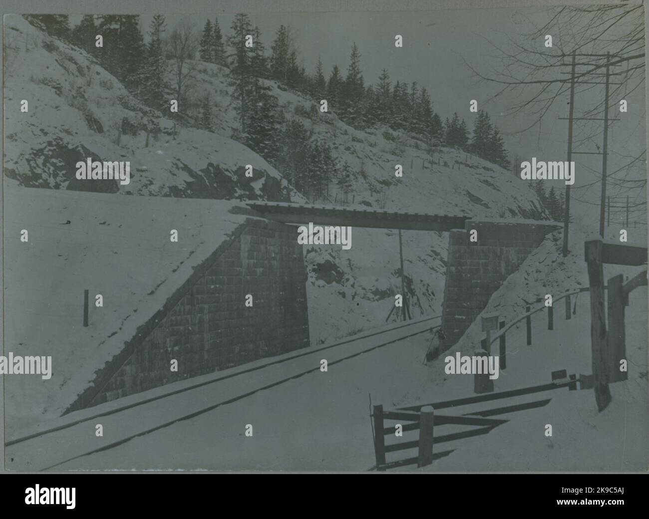 Road bridge for Munkedal Skree Railway. (Munkedal Stock Photo - Alamy