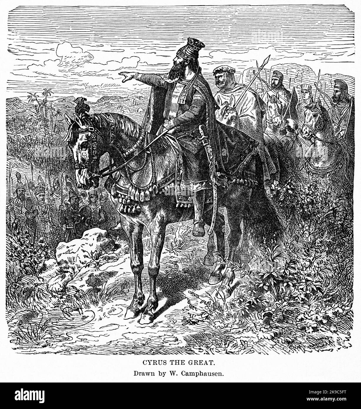 Achaemenid empire horse Black and White Stock Photos & Images - Alamy