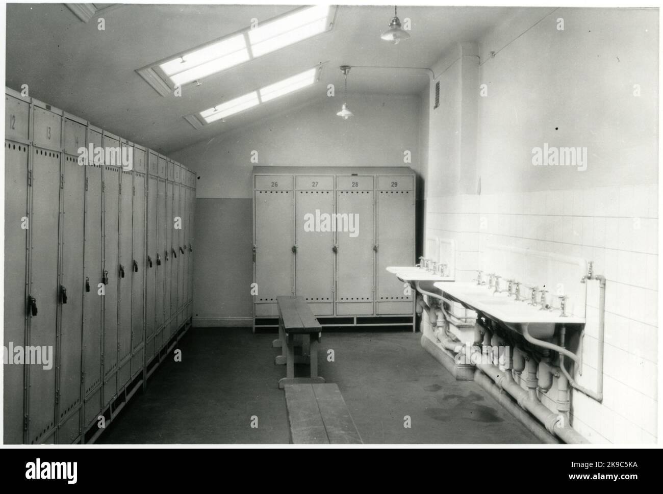 The crew room at Stockholm's northern (Norra Bantorget Stock Photo - Alamy