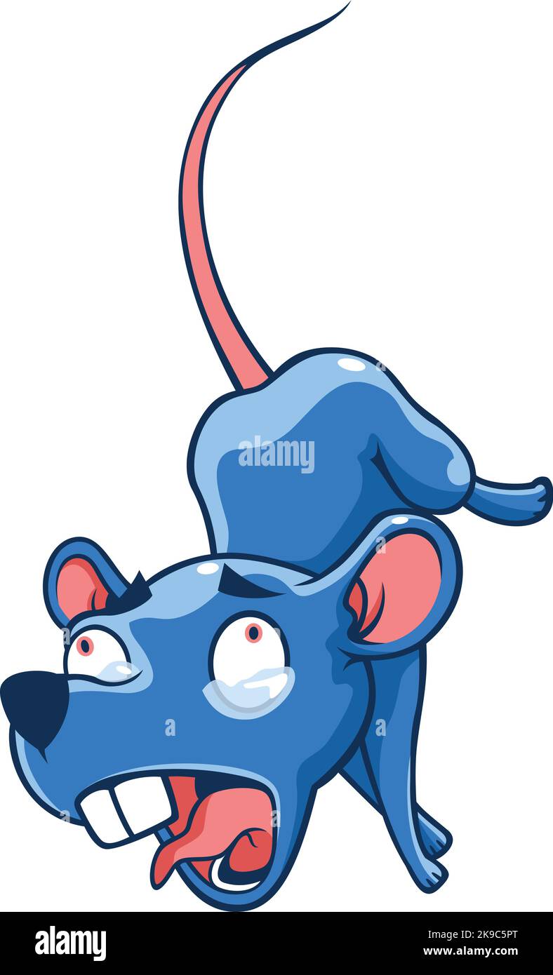 The Mouse is Scared when Falling from a Height Stock Vector Image & Art ...