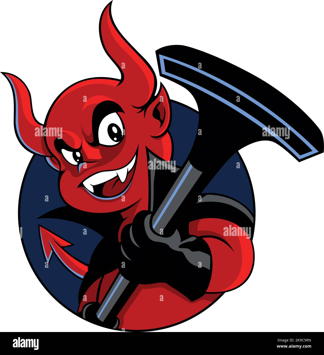 Cartoon little demon hi-res stock photography and images - Alamy