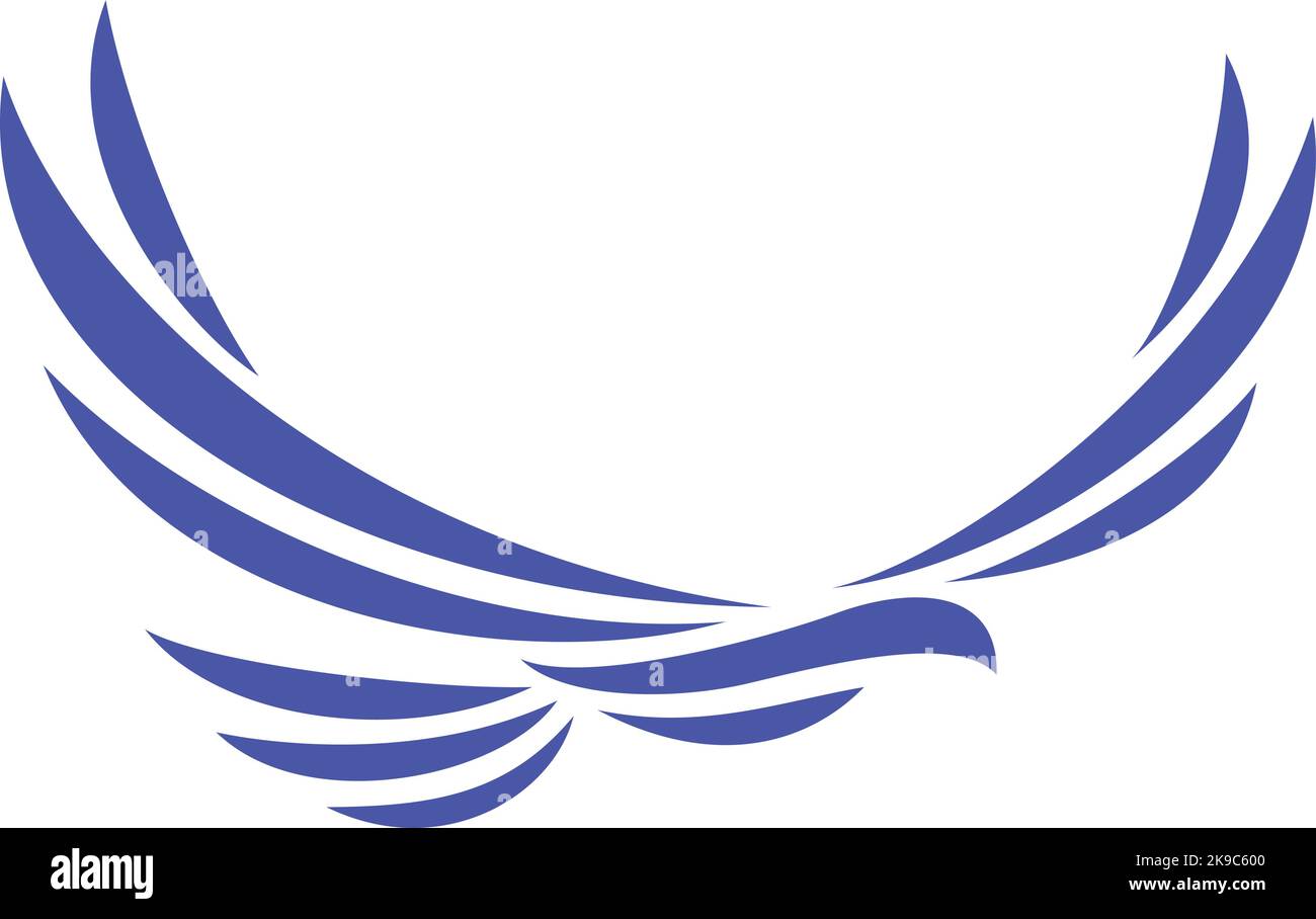 Abstract Design of Flying Bird Stock Vector Image & Art - Alamy