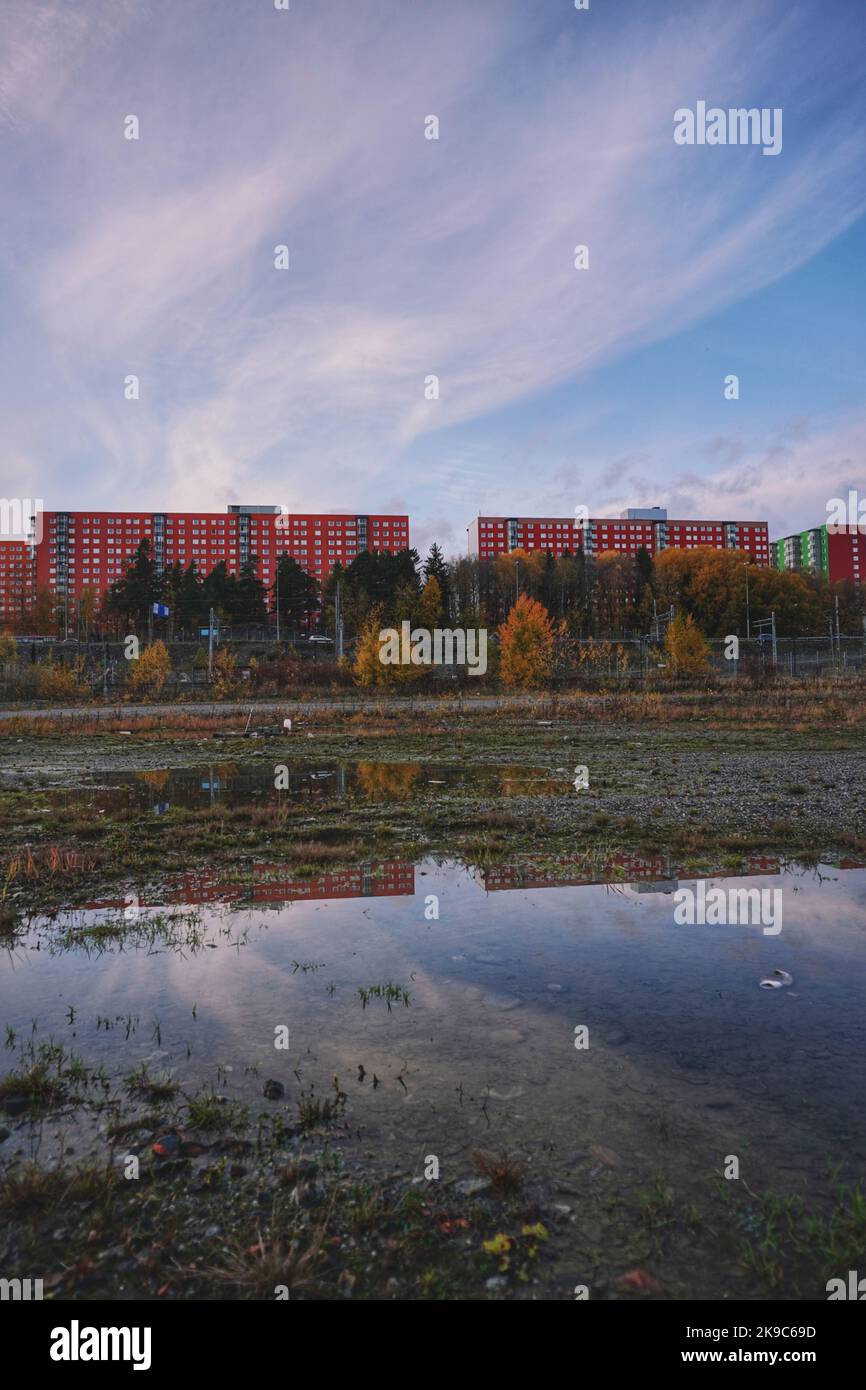 Puddle on ground hi-res stock photography and images - Alamy