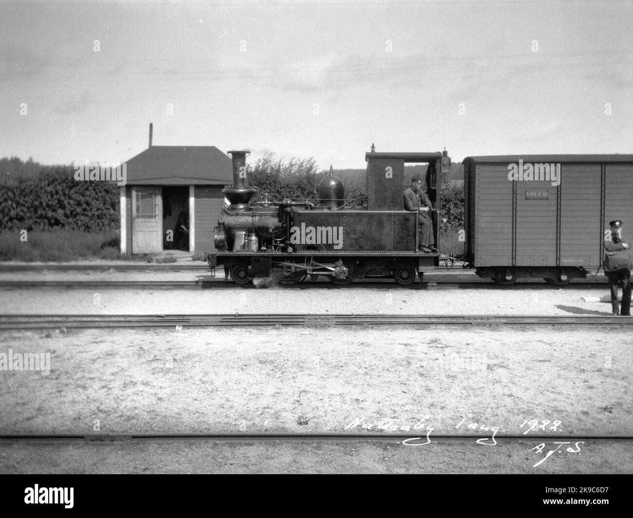 Naej Lok 1. Nättraby - Alnaryd - Älmeboda Railway Stock Photo - Alamy