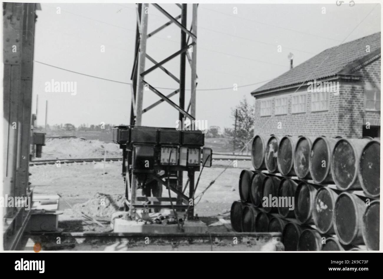 Electrical section on the yard Stock Photo - Alamy