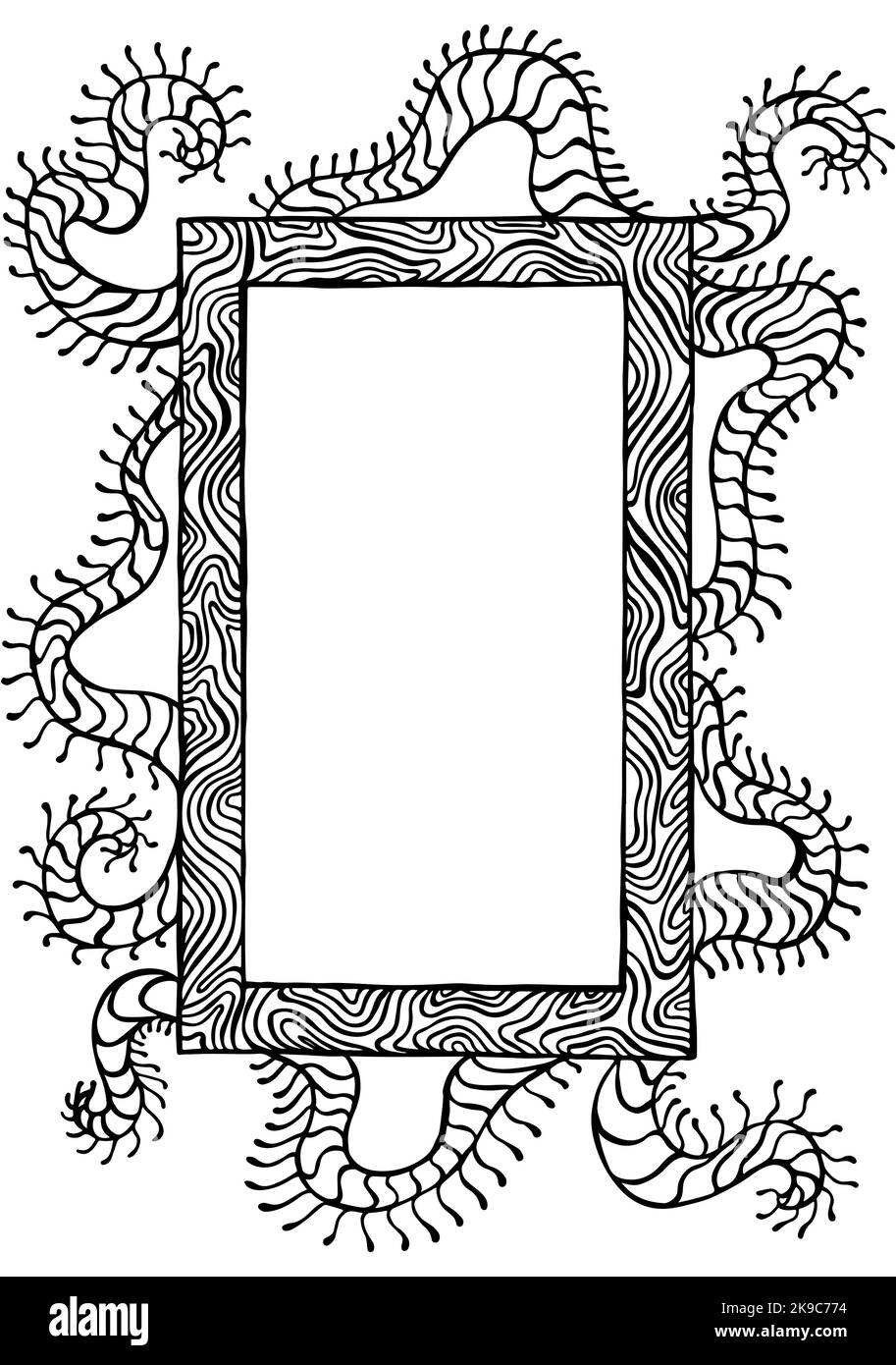Black And White Doodle Frames