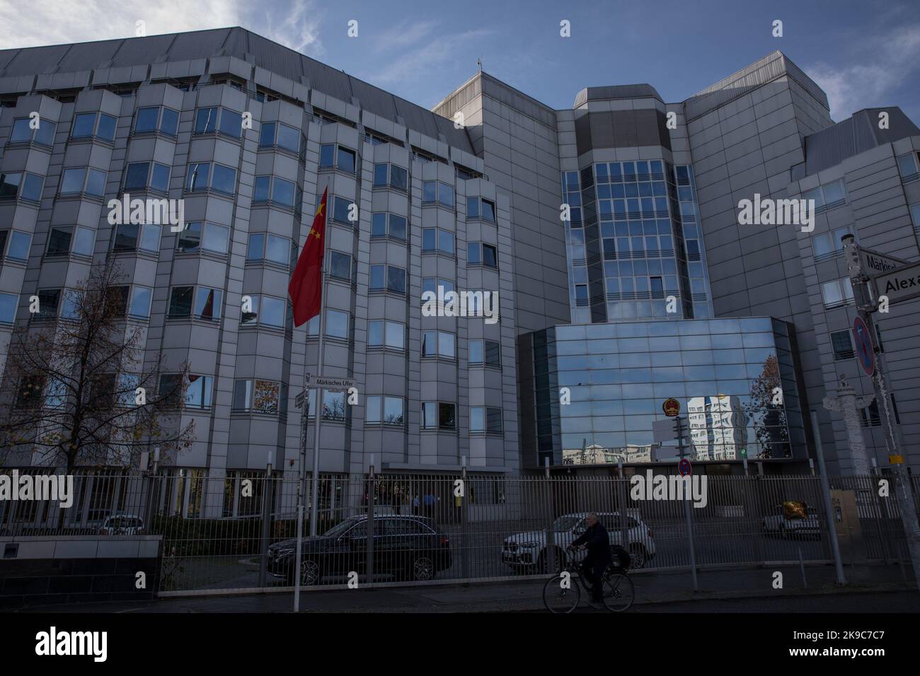 Chinese Embassy in Berlin on October 27, 2022. Several European media ...