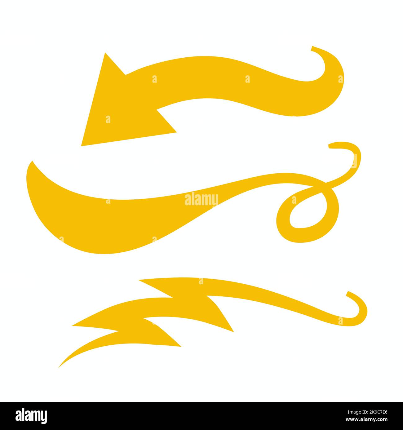Yellow Swirls Swash Logo Ornament Design Stock Vector Image & Art - Alamy