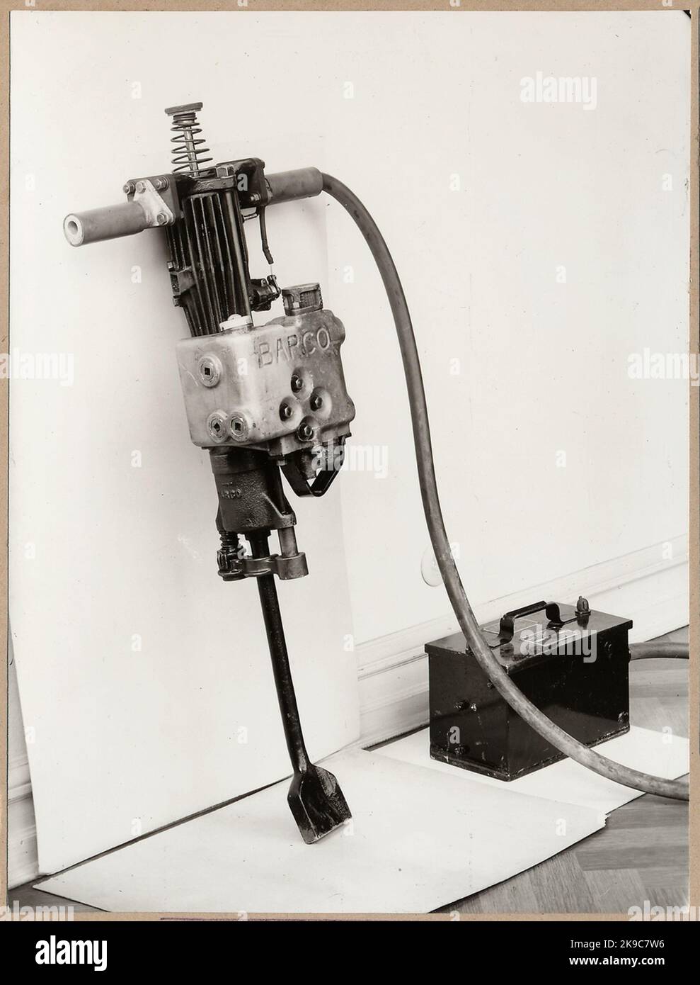 Slipers stuffing machine Stock Photo - Alamy