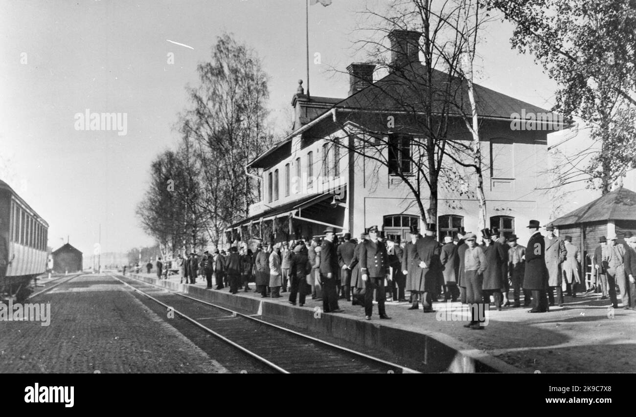 Hedemora station at the 50th anniversary Stock Photo - Alamy