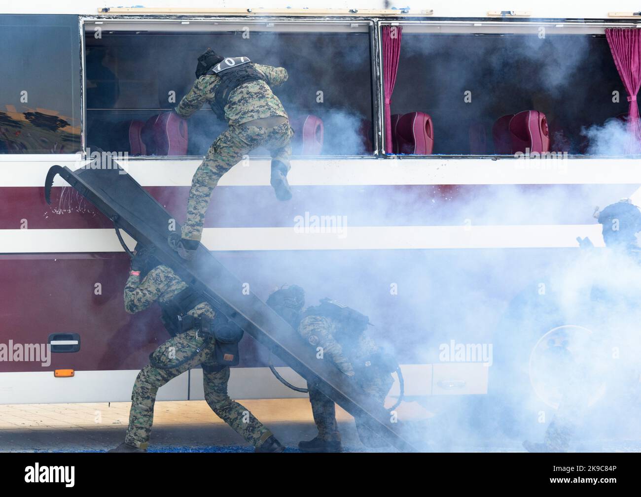 Goyang, South Korea. 27th Oct, 2022. South Korean Army anti-terror team ...