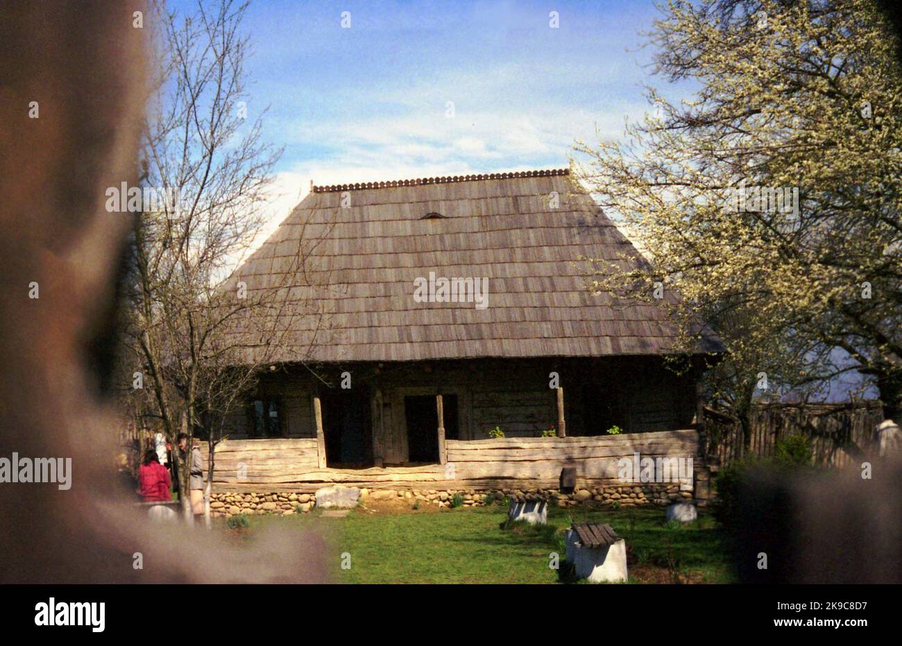 Hobita, Gorj County, Romania, 2001. The memorial house of sculptor ...