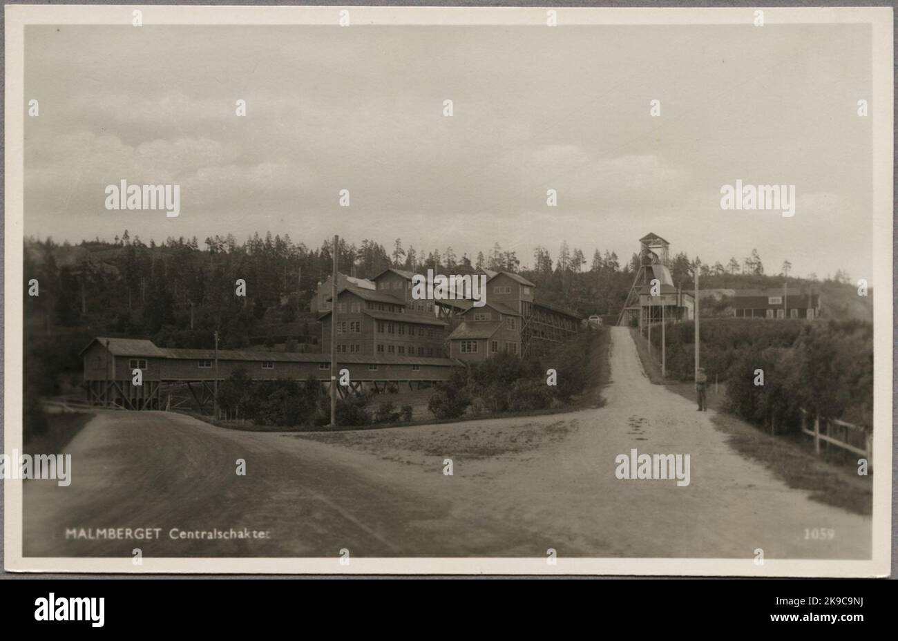 Mining buildings in Malmberget Stock Photo - Alamy
