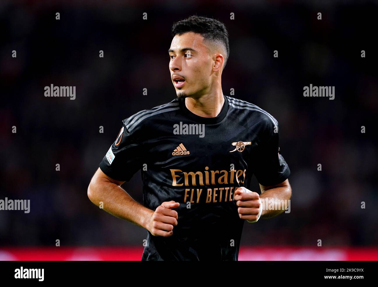 Arsenal's Gabriel Martinelli during the UEFA Europa League Group A ...